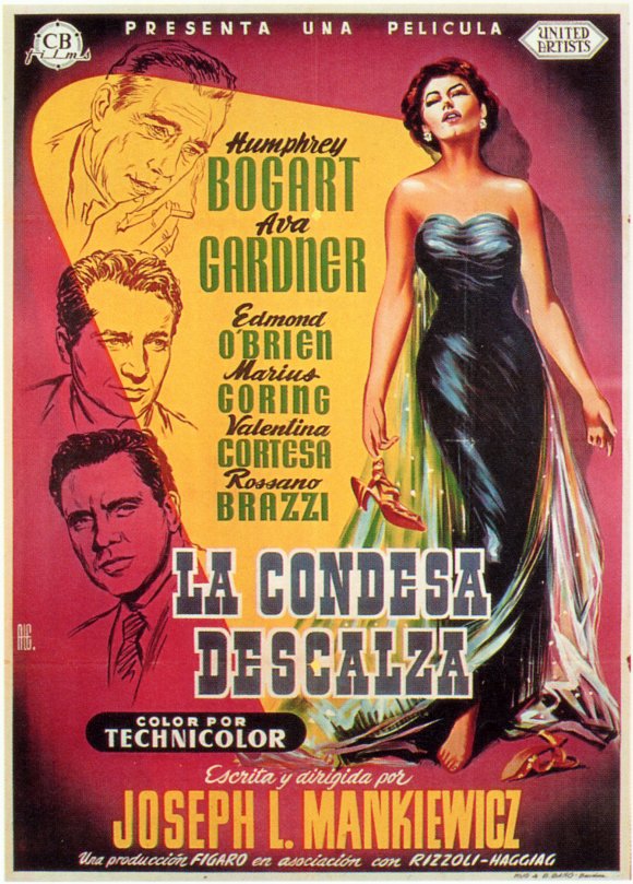 Ava Gardner Barefoot Contessa Movie Reproduction Poster