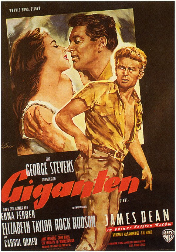 Elizabeth Taylor Giant German Movie Reproduction Poster