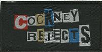 Cockney Rejects Logo Oblong Official Woven Patch - Buy
