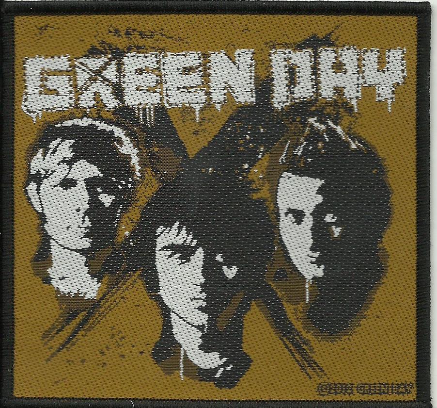 Green Day Group Heads 2012 Official Woven Patch - Buy (No Longer Made)