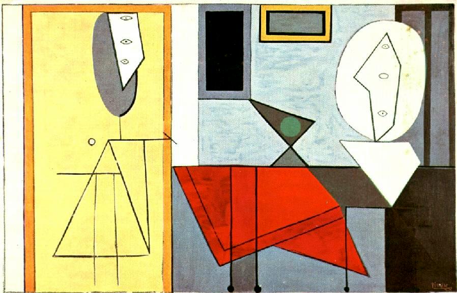 Pablo Picasso :: 50 Most Representative Paintings :: The Studio (1928)