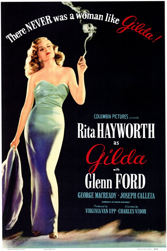 Rita Hayworth Movie Reproduction Posters