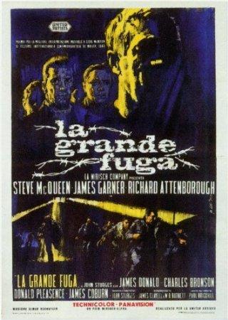 Steve McQueen - The Great Escape Spanish Movie Reproduction Poster