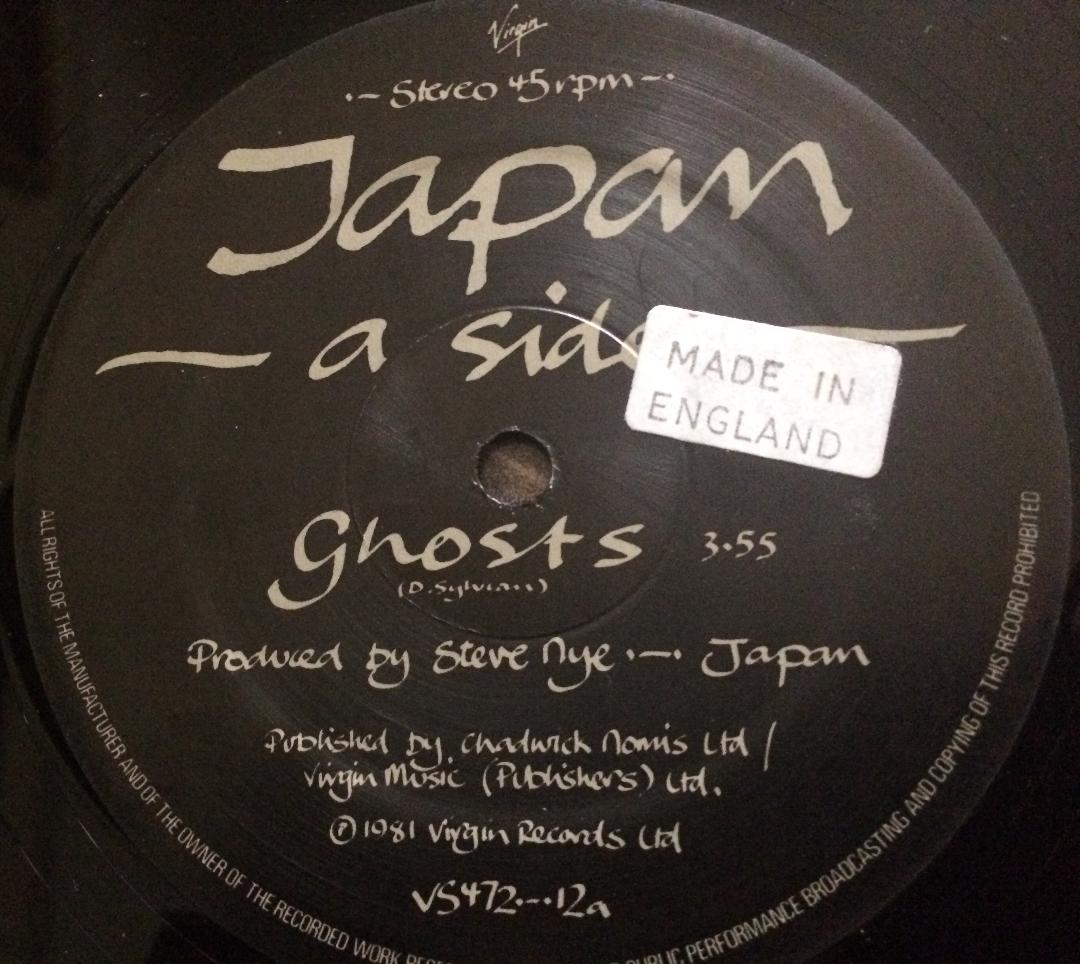 Japan - Ghosts Vinyl, 12", Single (UK) 1982 + Postcards