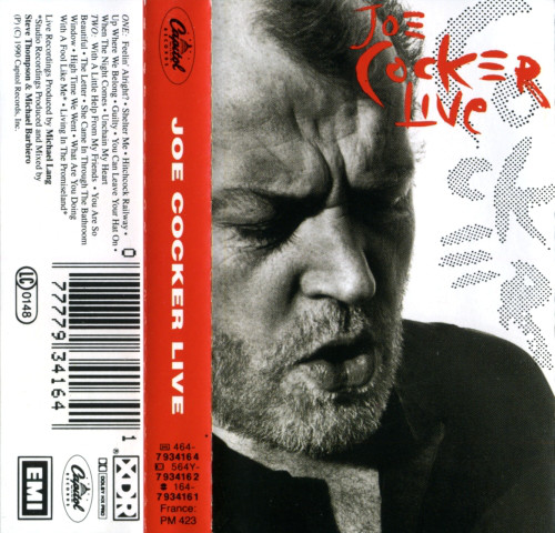 Joe Cocker - Joe Cocker Live Cassette, Album (Germany) (1990)