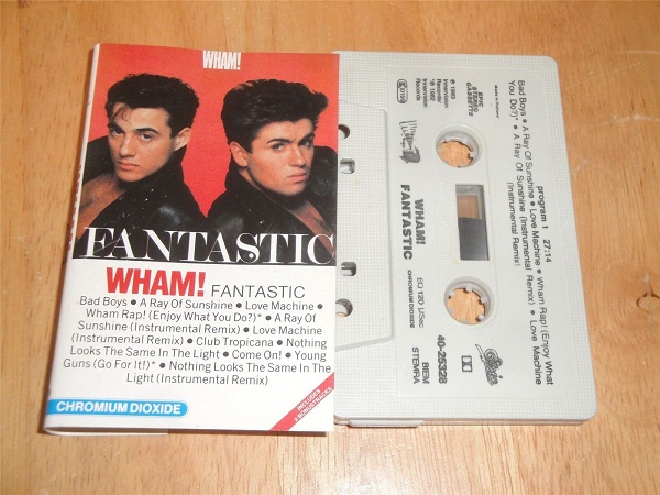 Wham! - Fantastic Cassette, Album (Europe) 1983